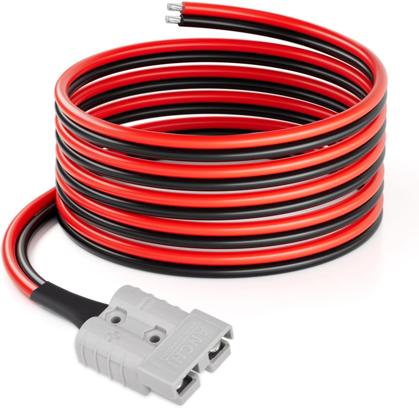 Amazon.com: ELFCULB 10AWG 10FT Anderson Connector 50 Amp Cable,Anderson SB50 Plug Battery Quick ...