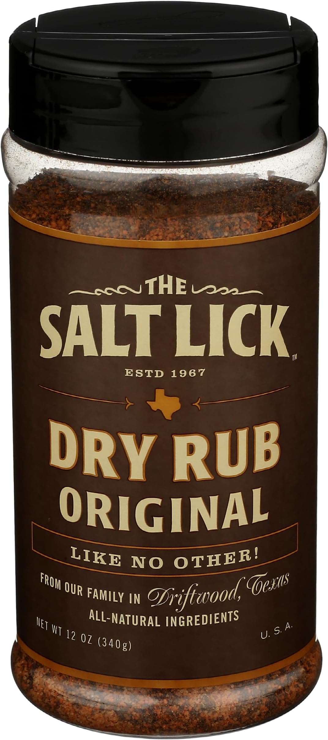 Amazon.com : THE SALT LICK Original Dry Rub, 12 OZ : Grocery & Gourmet Food