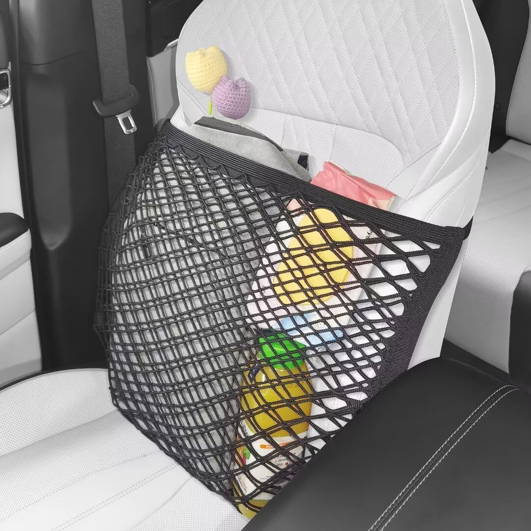 Amazon.com: Kaishengyuan Car Seat Net, Double Layer Expandable Front ...