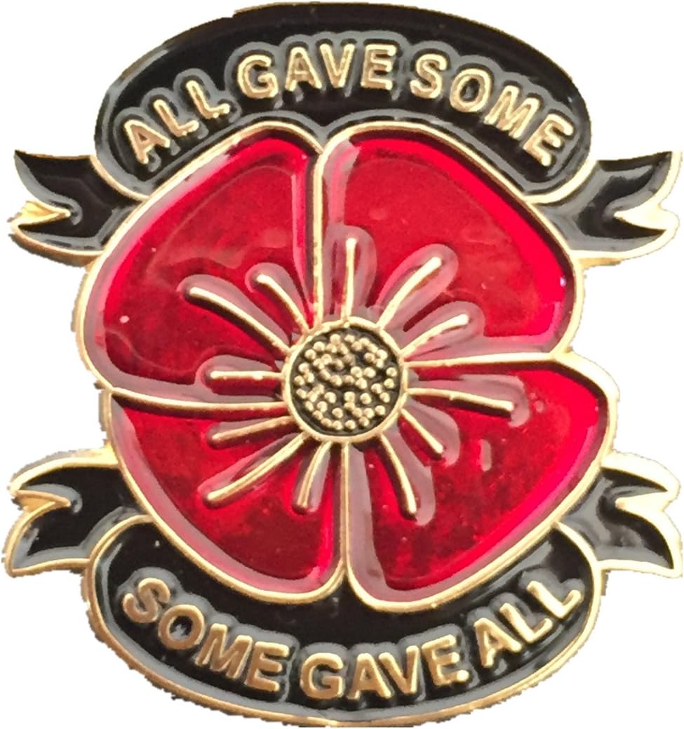 Red Poppy Badges and Pins All Give Some Remembrance Day British ...