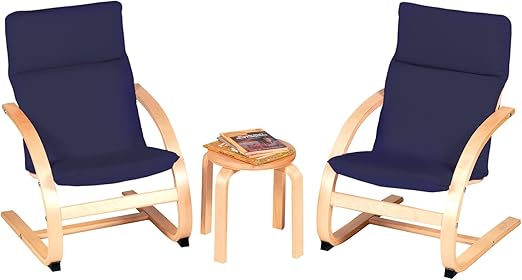 Amazon.com: Guidecraft Kiddie Rocker, Set of 2 Blue Cushioned Children ...