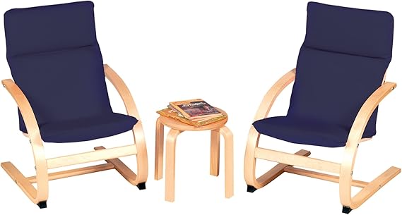 Amazon.com: Guidecraft Kiddie Rocker, Set of 2 Blue Cushioned Children ...