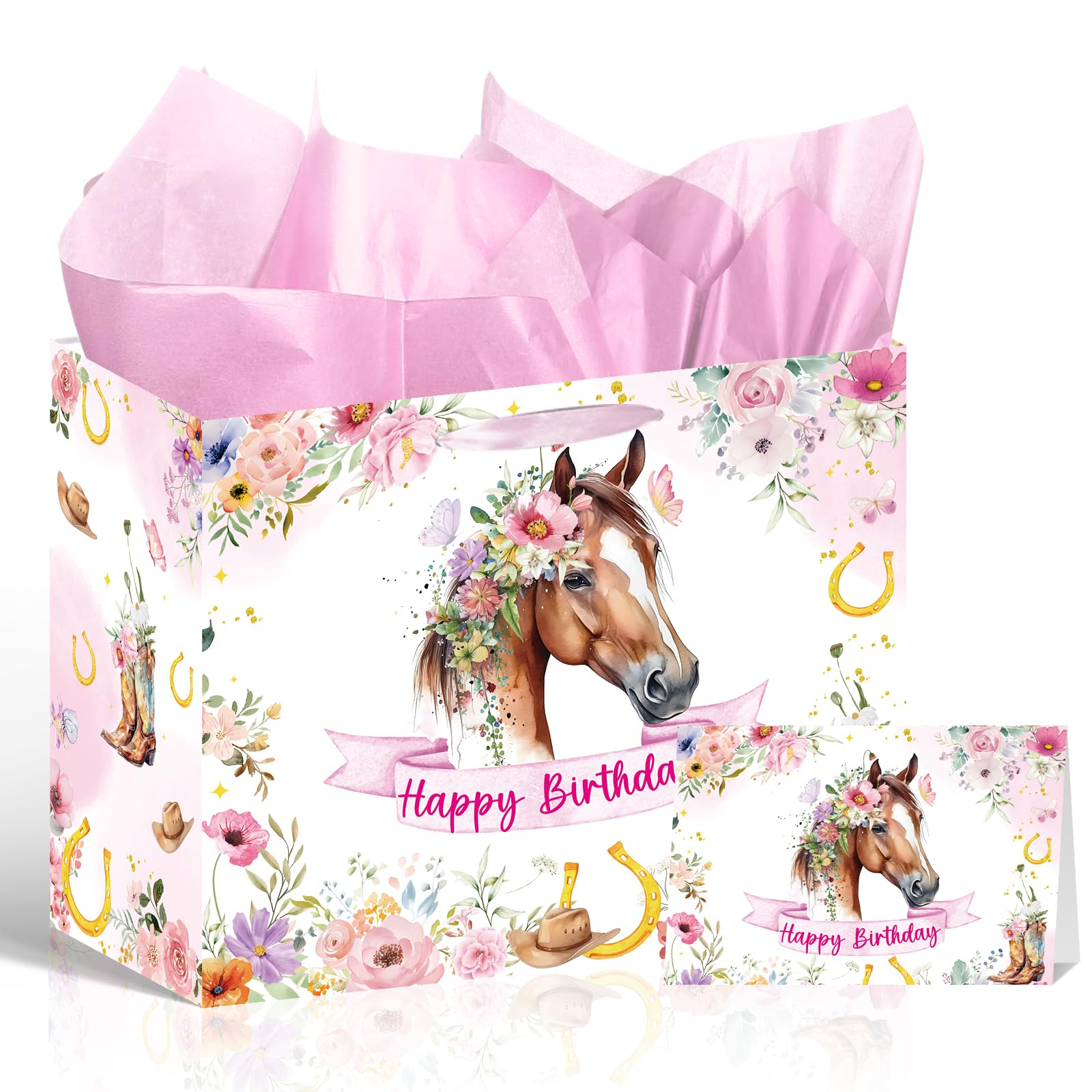 Amazon.com: Wxiben Horse Birthday Decorations for Girls - Horse Gift ...