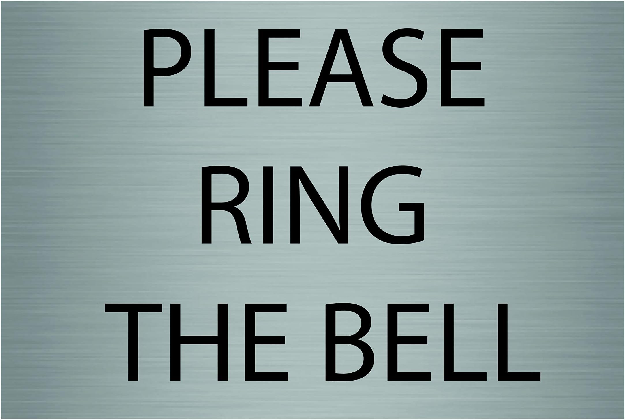 Maggie-mais Please Ring The Bell Metal Aluminium Door Sign Plaque for ...