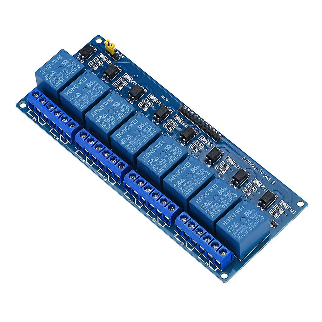 Lilyzee 8 Channel 5V with Photocoupler Relay Module Compatible with ...