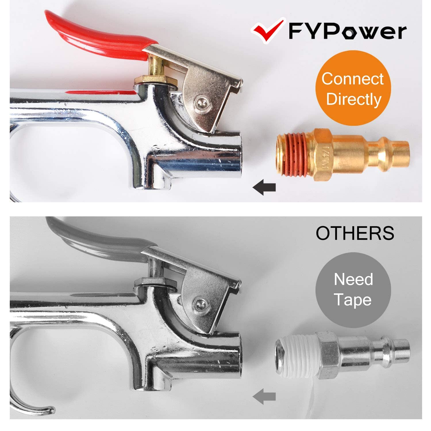 Snapklik.com : 10 Pieces Hybrid Lead-in Air Hose Kit, 3/8 Inch X 6 Ft ...