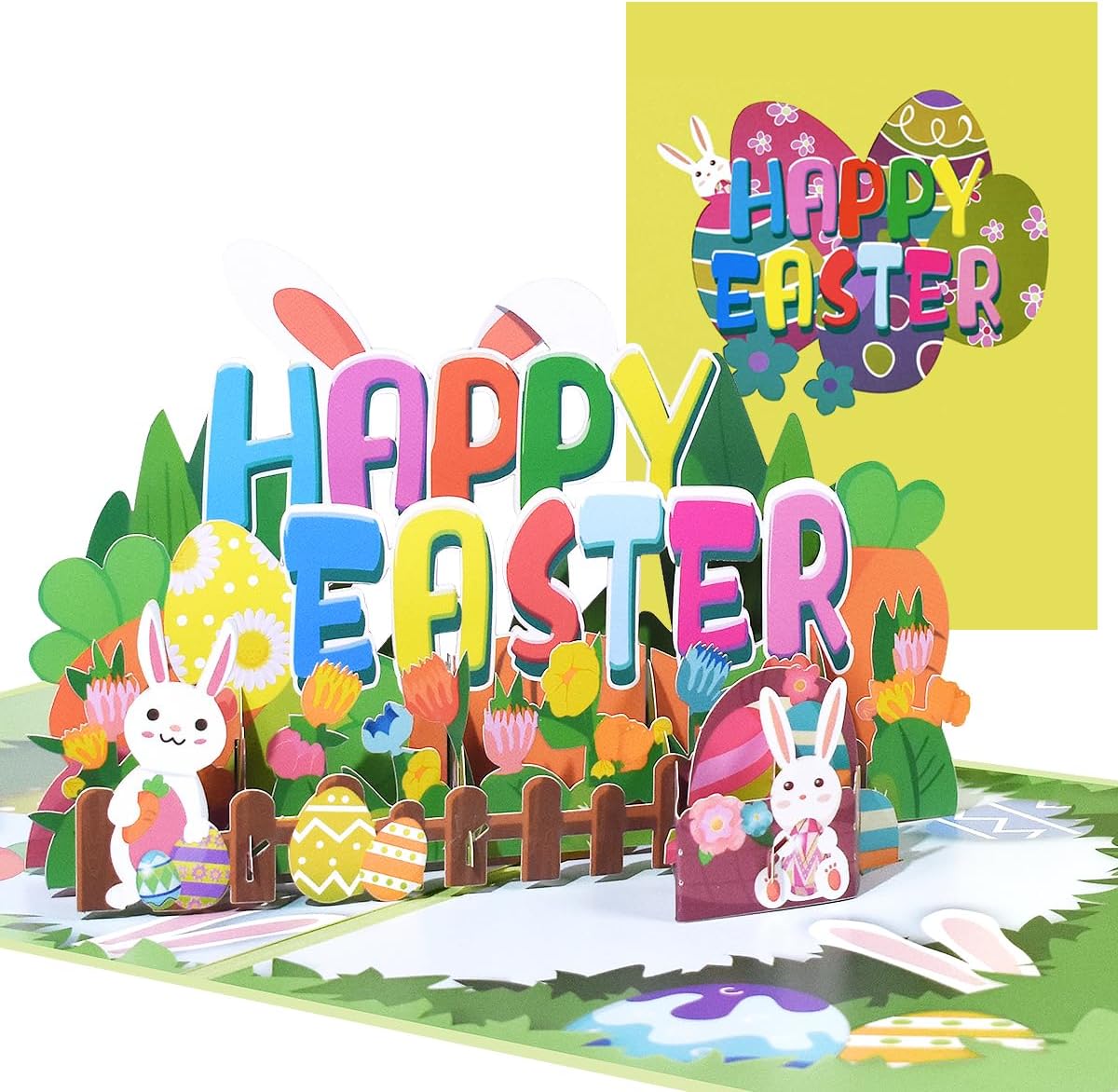 CUTPOPUP Happy Bunny - Easter Cards, 3D Greeting Card, Pop Up Cards ...