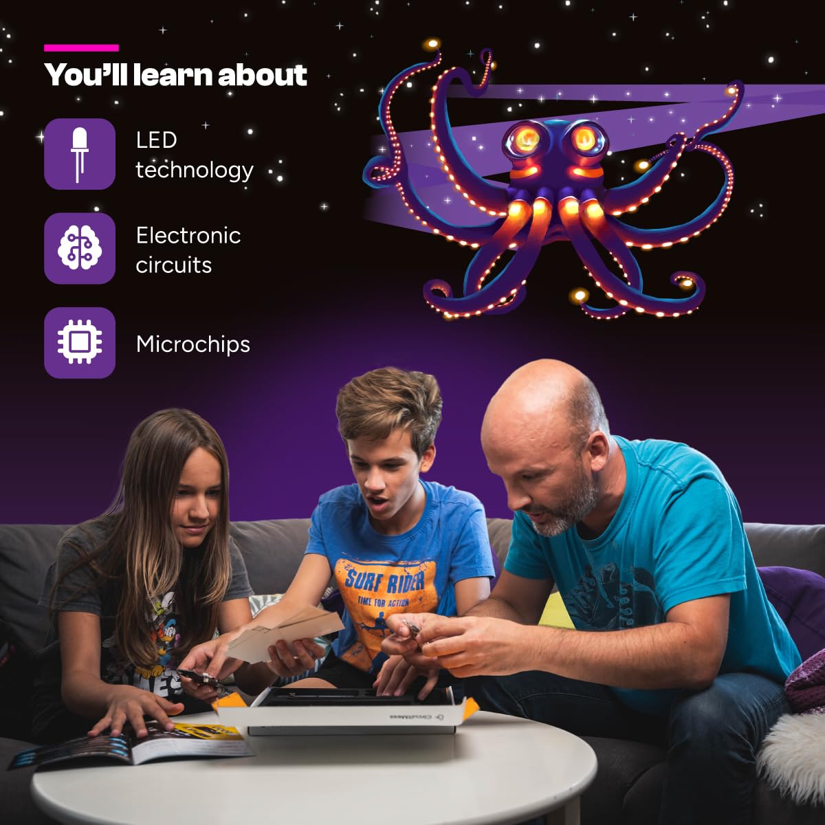 Snapklik.com : Kids STEM Toys Electronics Kit Ages 11+ Science Kit & Robotics Kit Engineering Kit