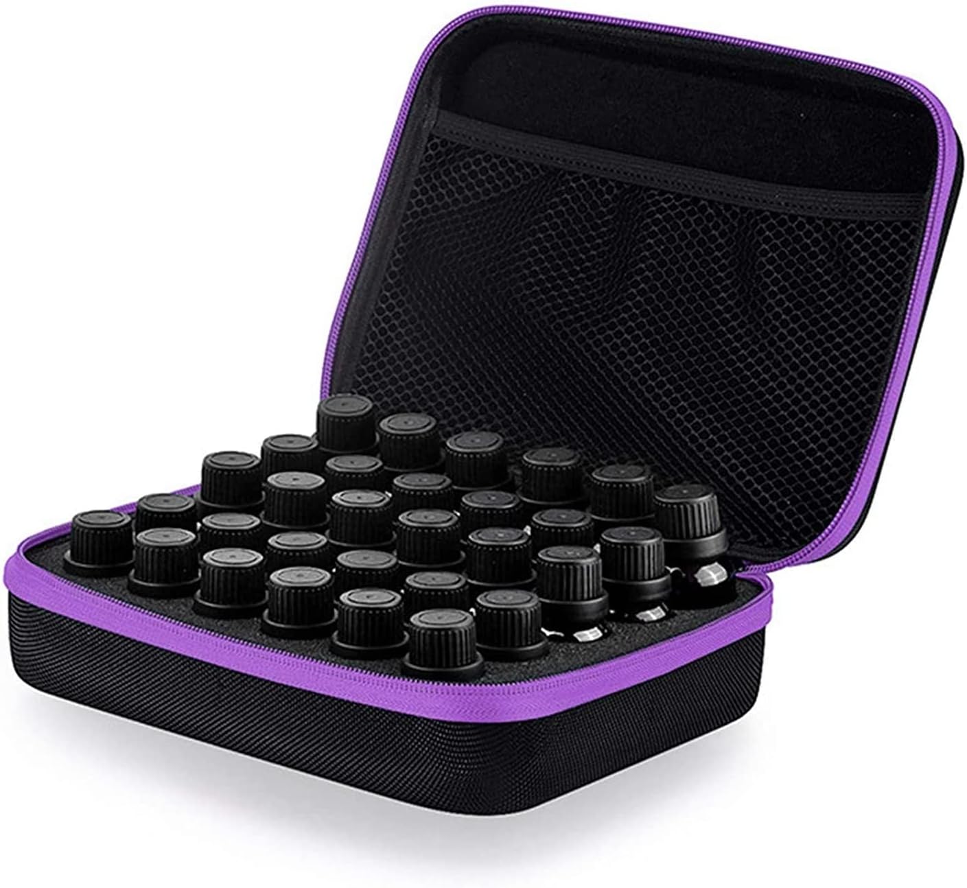 Amazon.com: Hipiwe Hard Shell Essential Oil Carrying Case 30 Bottles ...