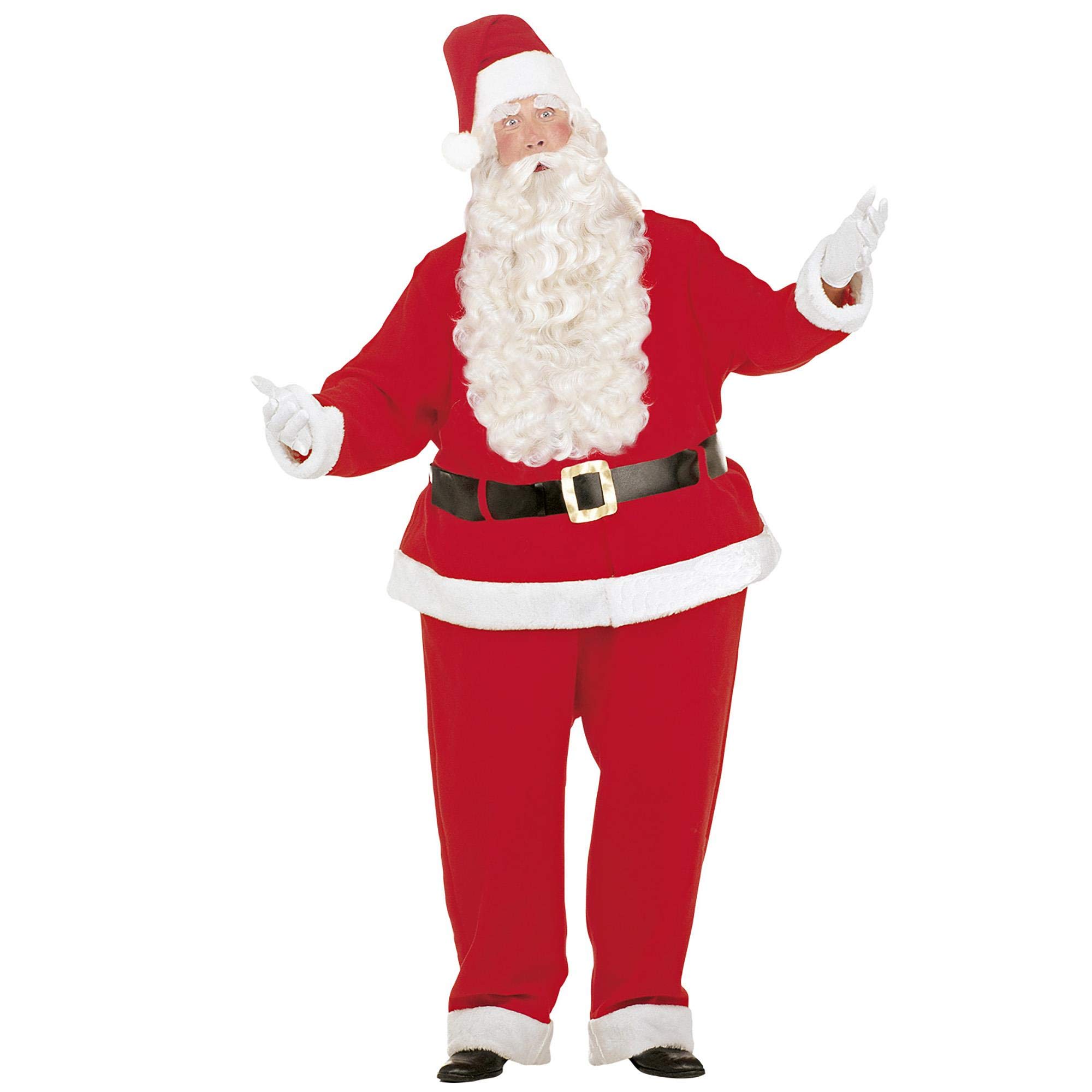 Mens Fat Santa Claus Costume for Father Christmas Fancy Dress : Amazon ...