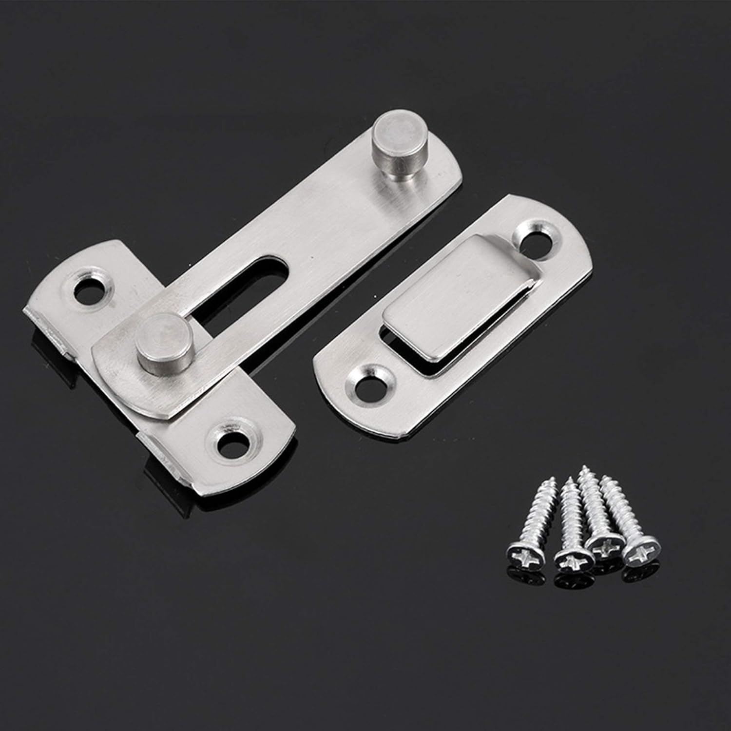 Schneespitze 6PCS Stainless Steel Gate Latches,Hasp Latch,Stainless ...