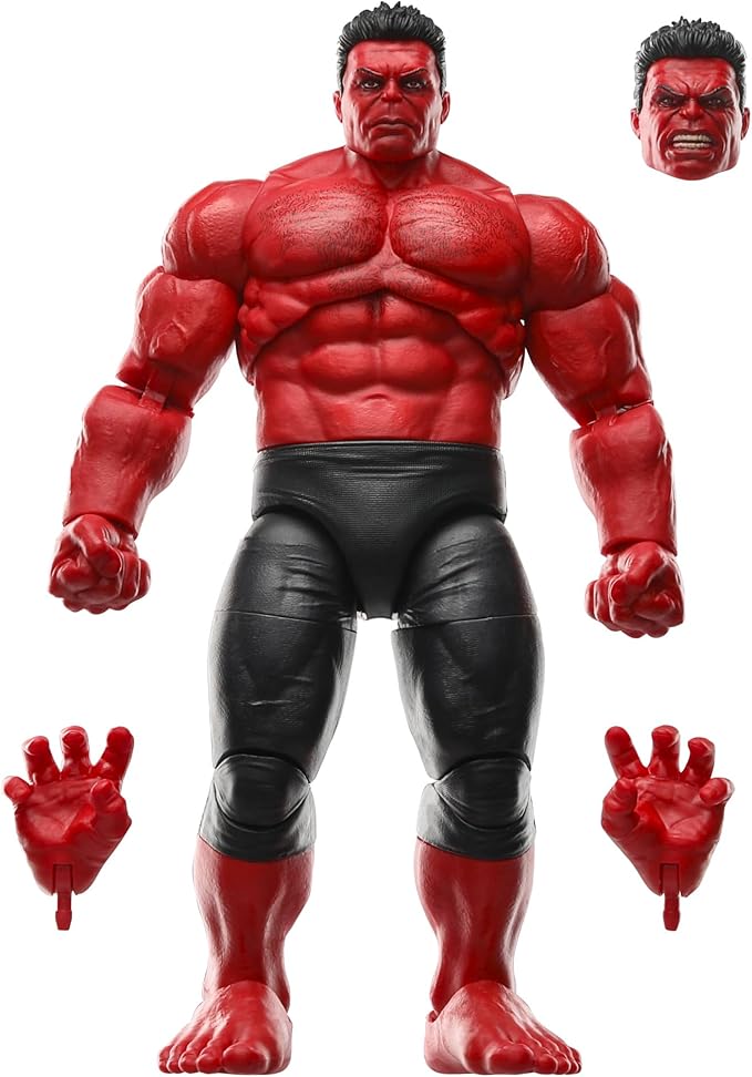 Amazon.com: Marvel Legends Series Red Hulk, Captain America: Brave New ...
