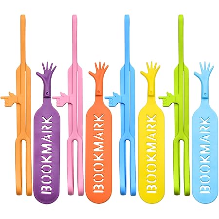Amazon.com : Silicone Finger Point Bookmarks Book Marker for School ...