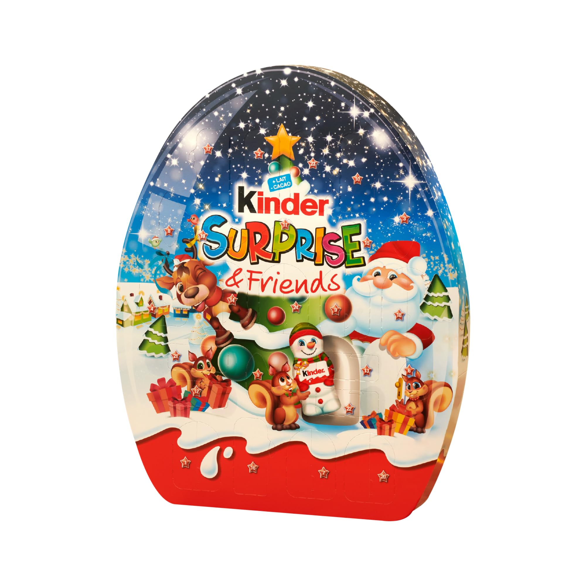 Kinder Surprise & Friends, Calendario Avvento 2024, 29 Cioccolatini ...