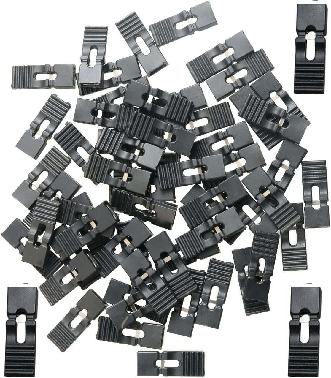 Snapklik.com : 100PCS 2.54mm Black Long Handle Jumper Caps Standard ...