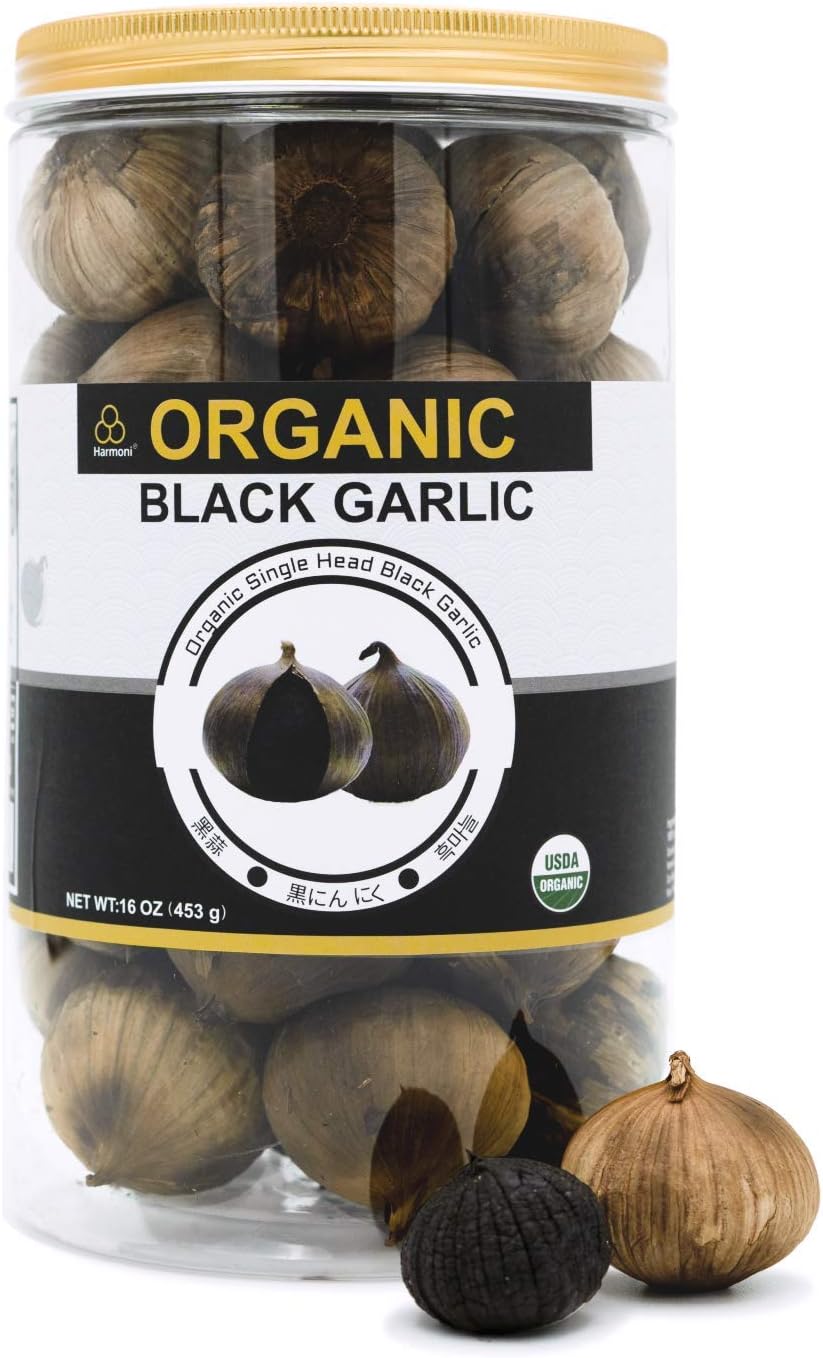 Amazon.com : Orgnisulmte Black Garlic Made in Canada Whole Black Garlic ...