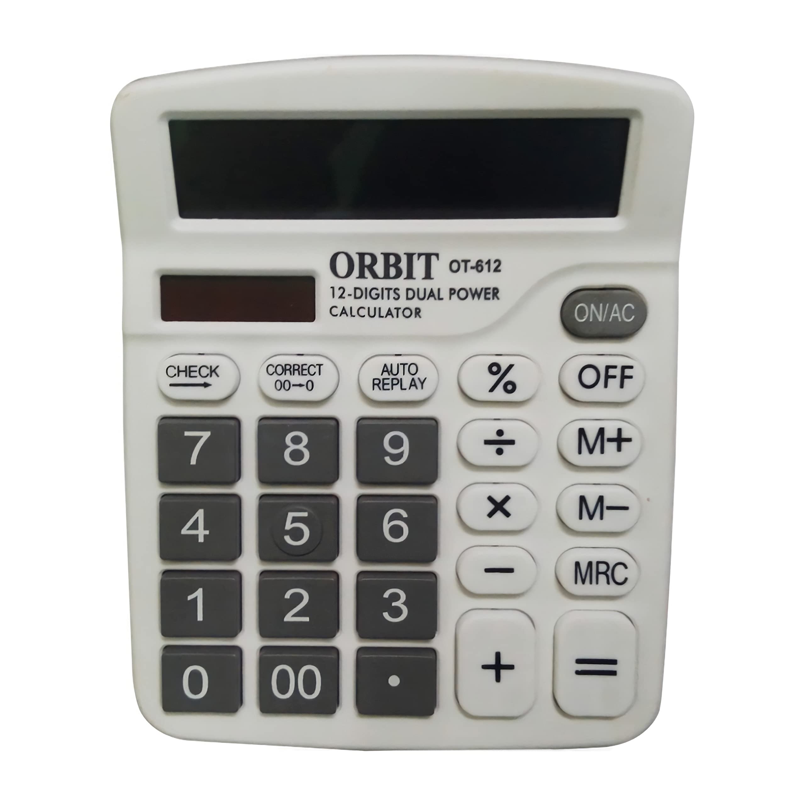 Buy Heinriched Orbit OT 612 Calculator 120 Steps Checked 12 Digit Large ...