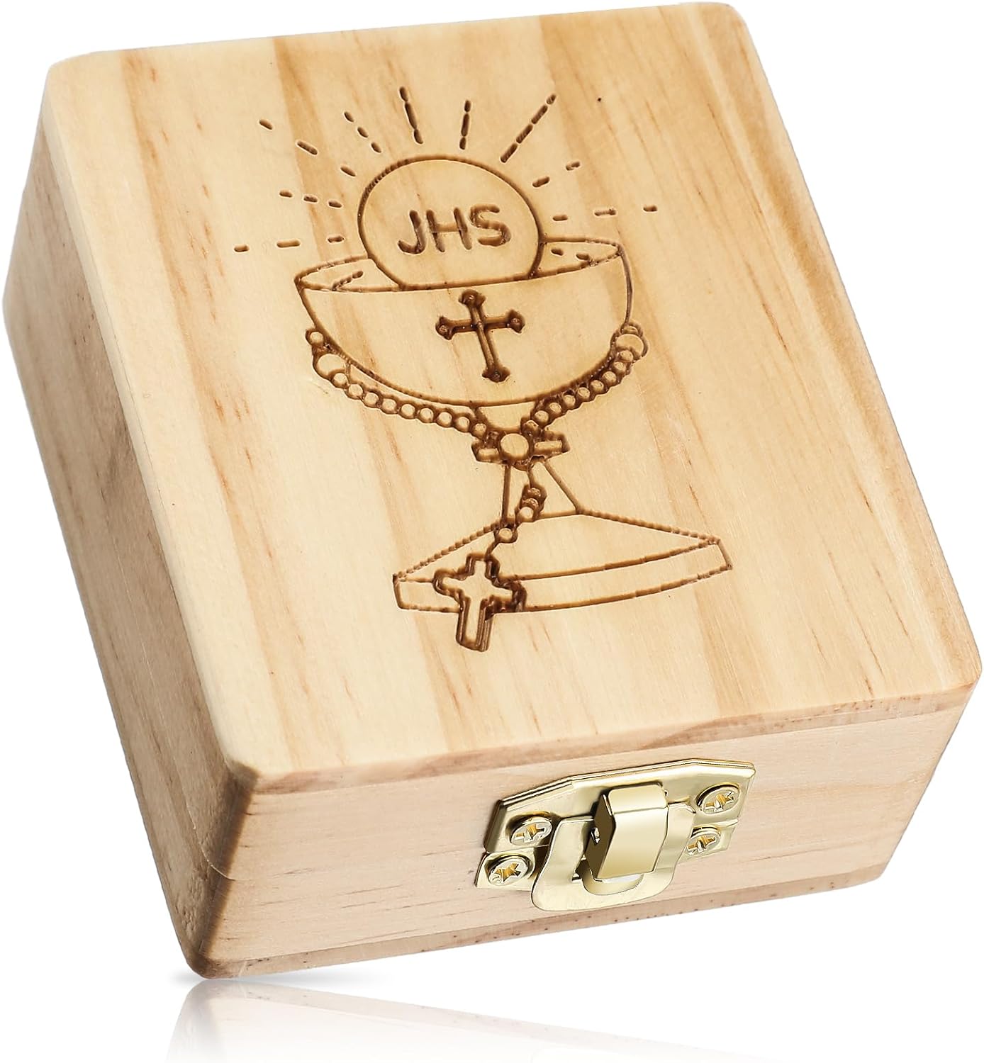 Amazon.com: Menkxi First Communion Jewelry Box 2.8 x 3.2 x 1.4 Inch ...