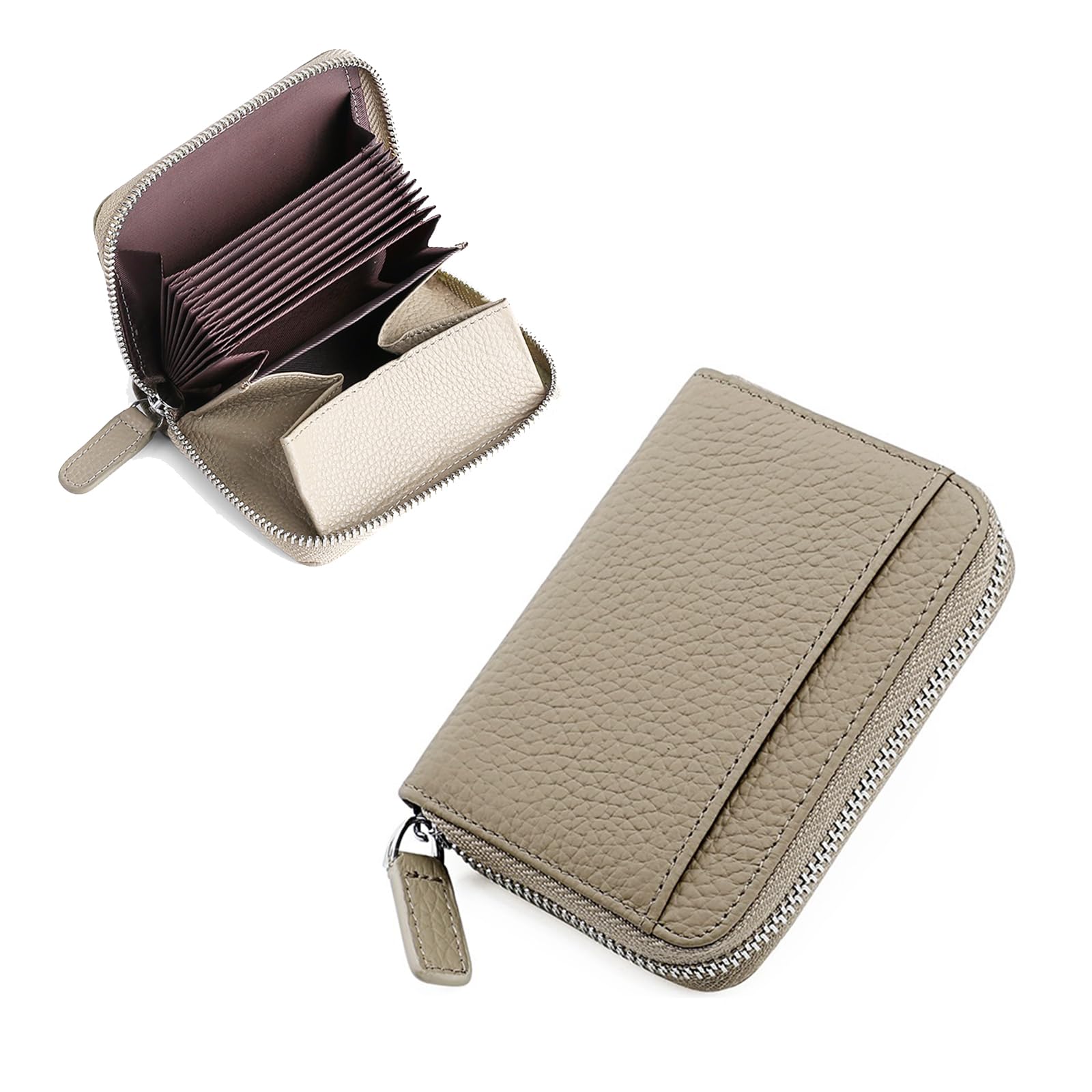 Amazon | [Jessimi] ジェシミ ミニ財布 カードケース 本革 レディース お札を折らずに収納できる コンパクト スキミング防止 ボックス型小銭入れ 牛革 収納 小型 クレジット ...