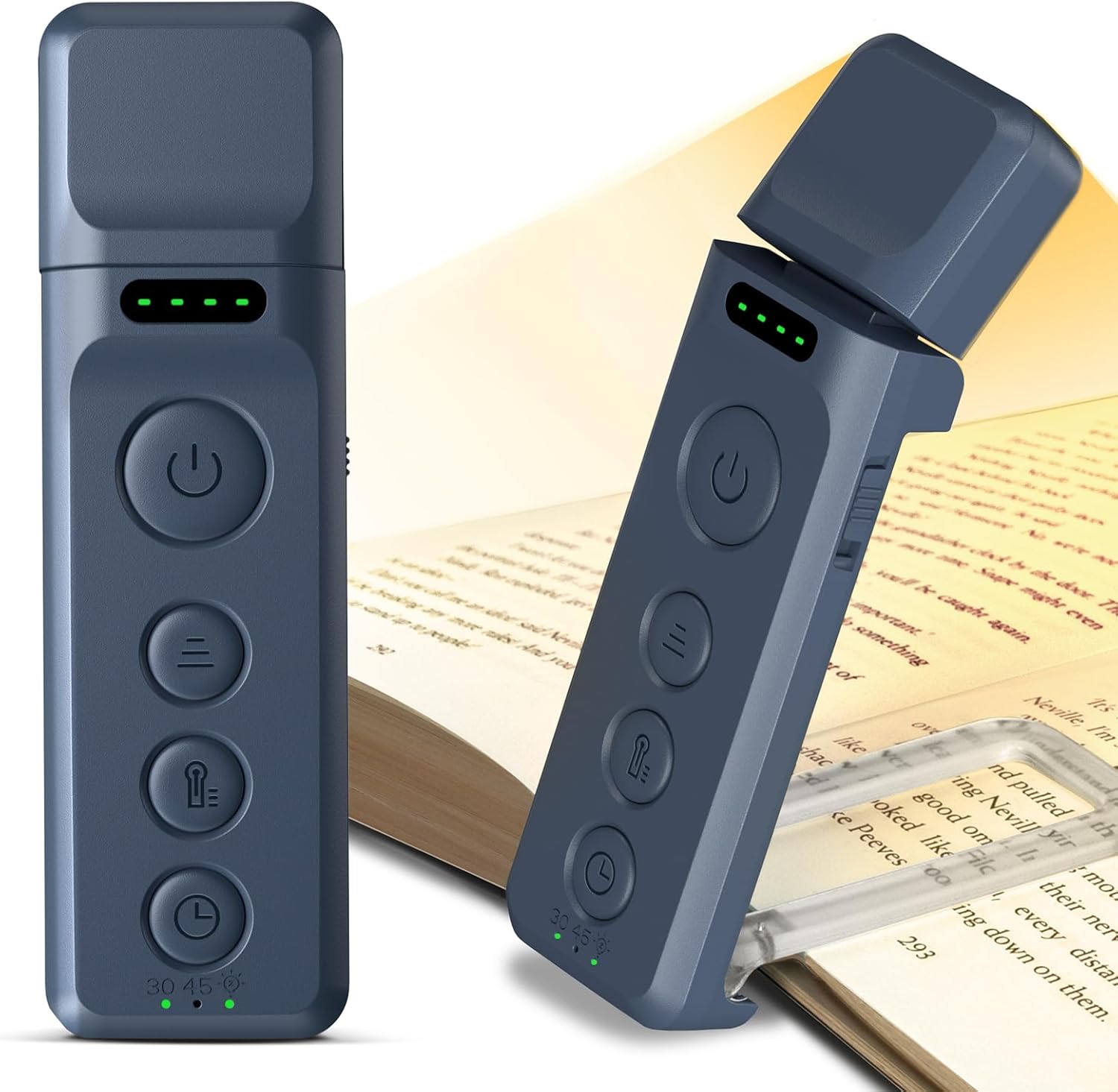 Glocusent Bookmark Style Book Light, Reading Light with Sleep Aid ...