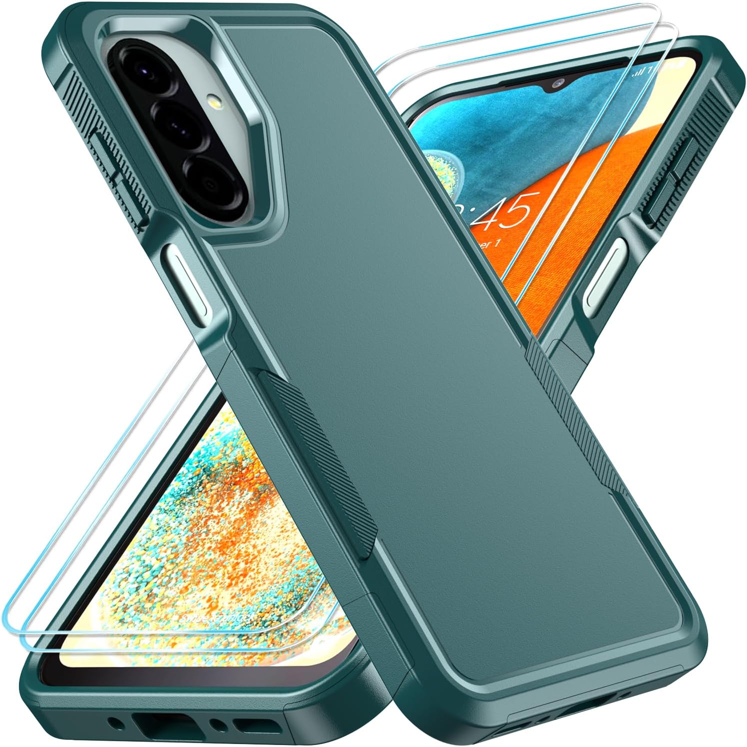 Amazon.com: PhuLok Compatible with Samsung Galaxy A26 5G Case with HD Screen Protector, Heavy ...