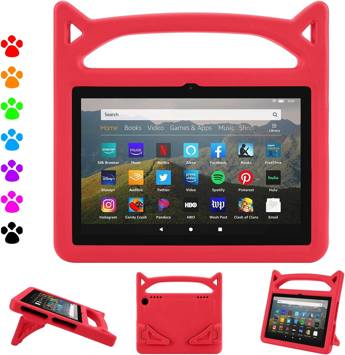 Amazon.com: 2022/2020 All-New 8 Tablet Case,8 Plus 2022/2020 Tablet ...