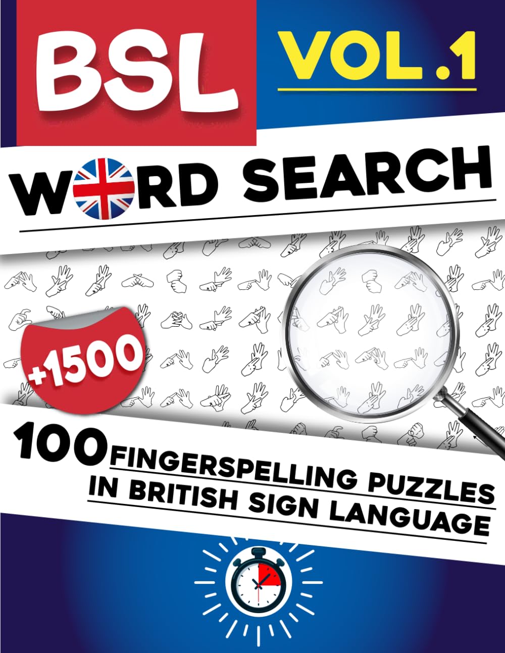 BSL Word Search: Dactylology -100 Fingerspelling Puzzles in British ...