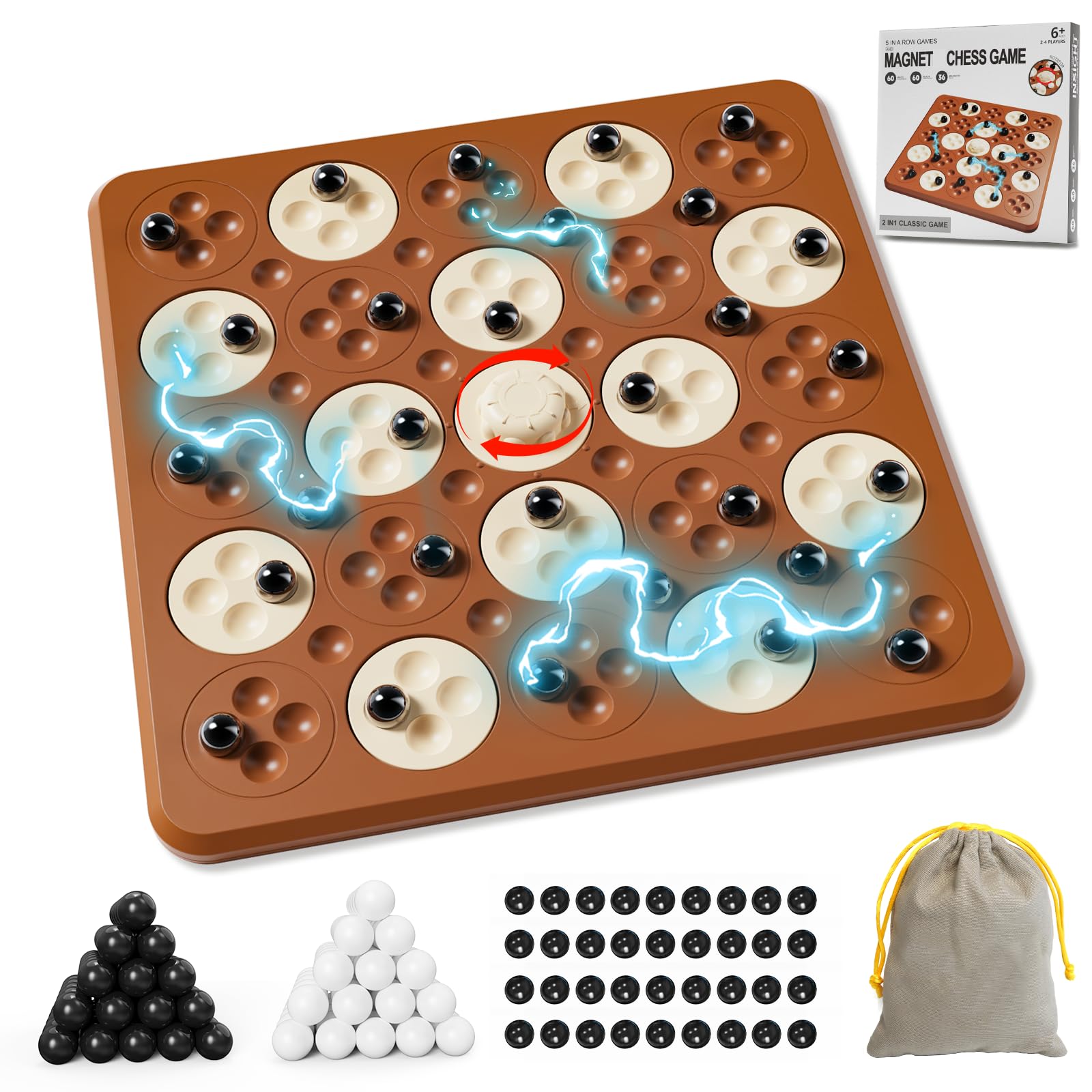 Amazon.com: Magnetic Game Chess, Magnet Game, Board Games for Adults ...