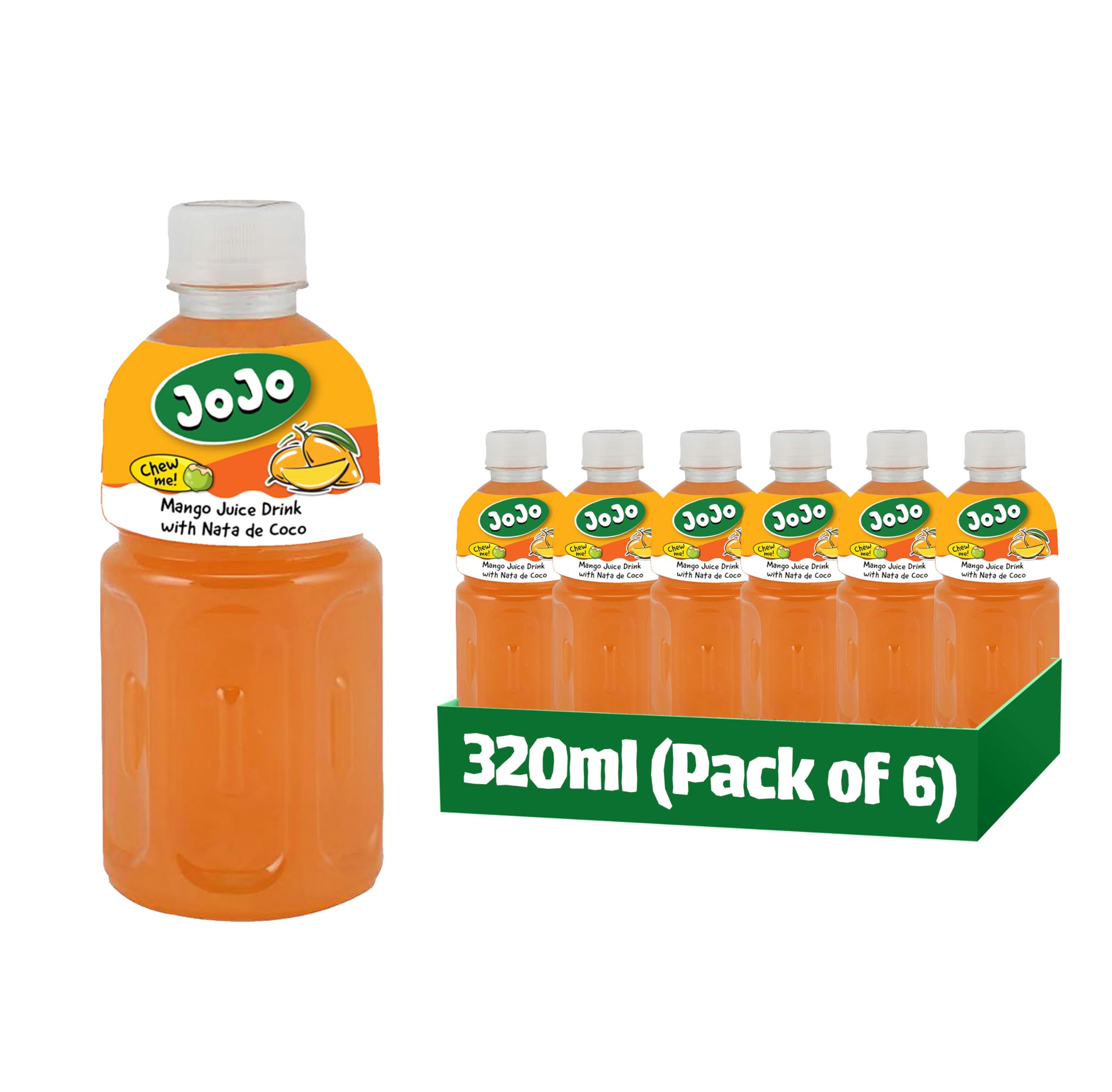 JoJo Mango Flavoured Drink with Nata De Coco | Refreshing Mango Juice ...