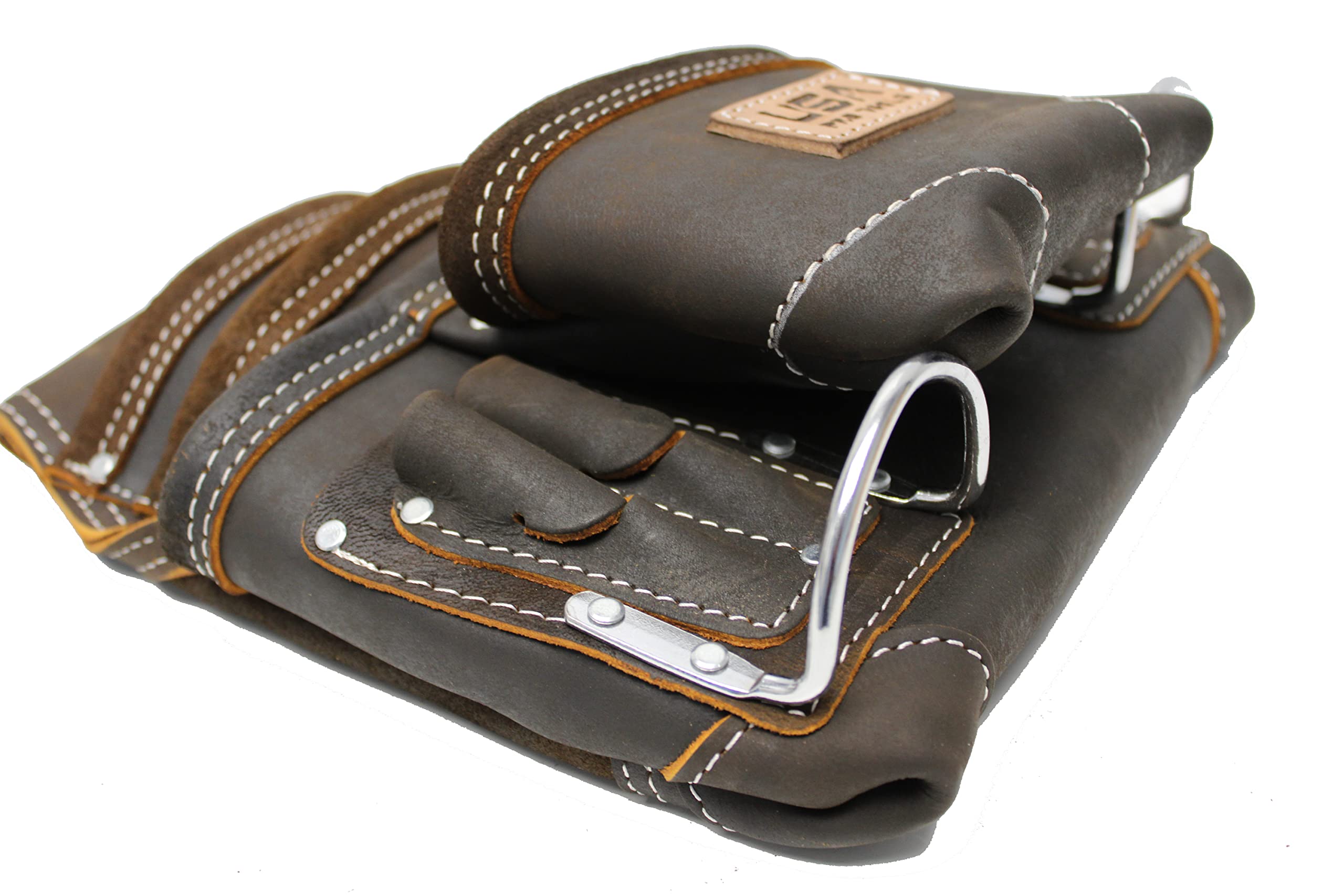 Leather Electrician Tool Pouch Builders Leather Tool Pouch / Carpenter ...