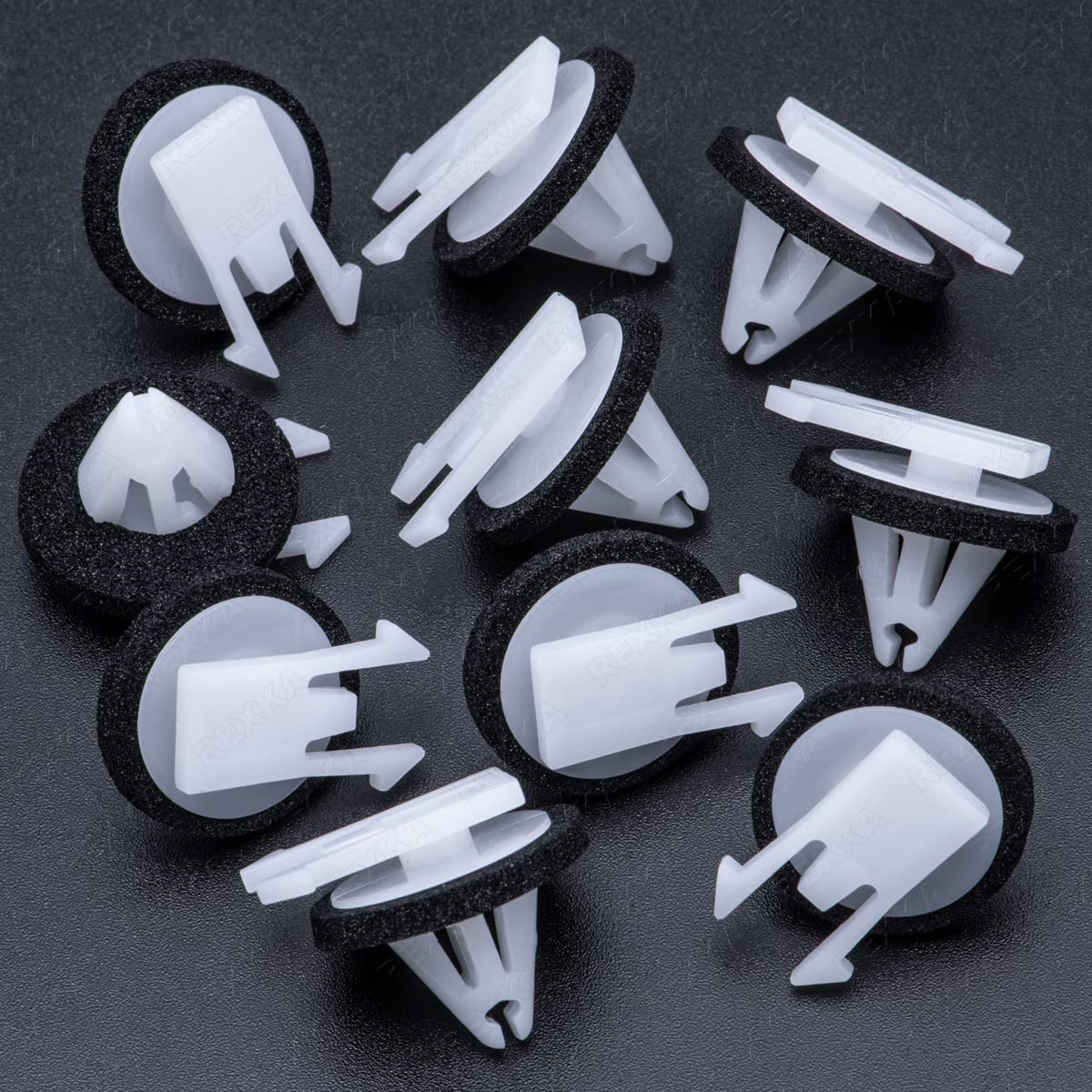 Amazon.com: Rexka 10pcs Body Side Moulding Clips Compatible with GM ...