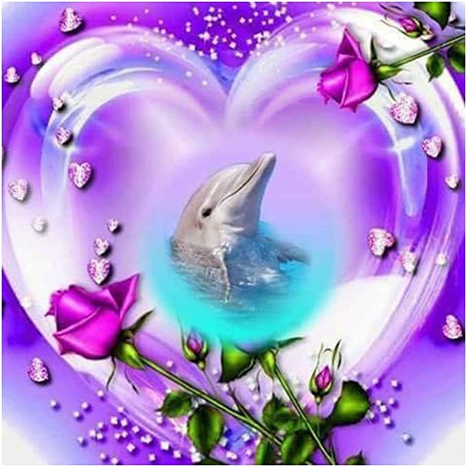 Dolphin Rose And Heart Wallpapers How To Draw A Dolphin Heart Really