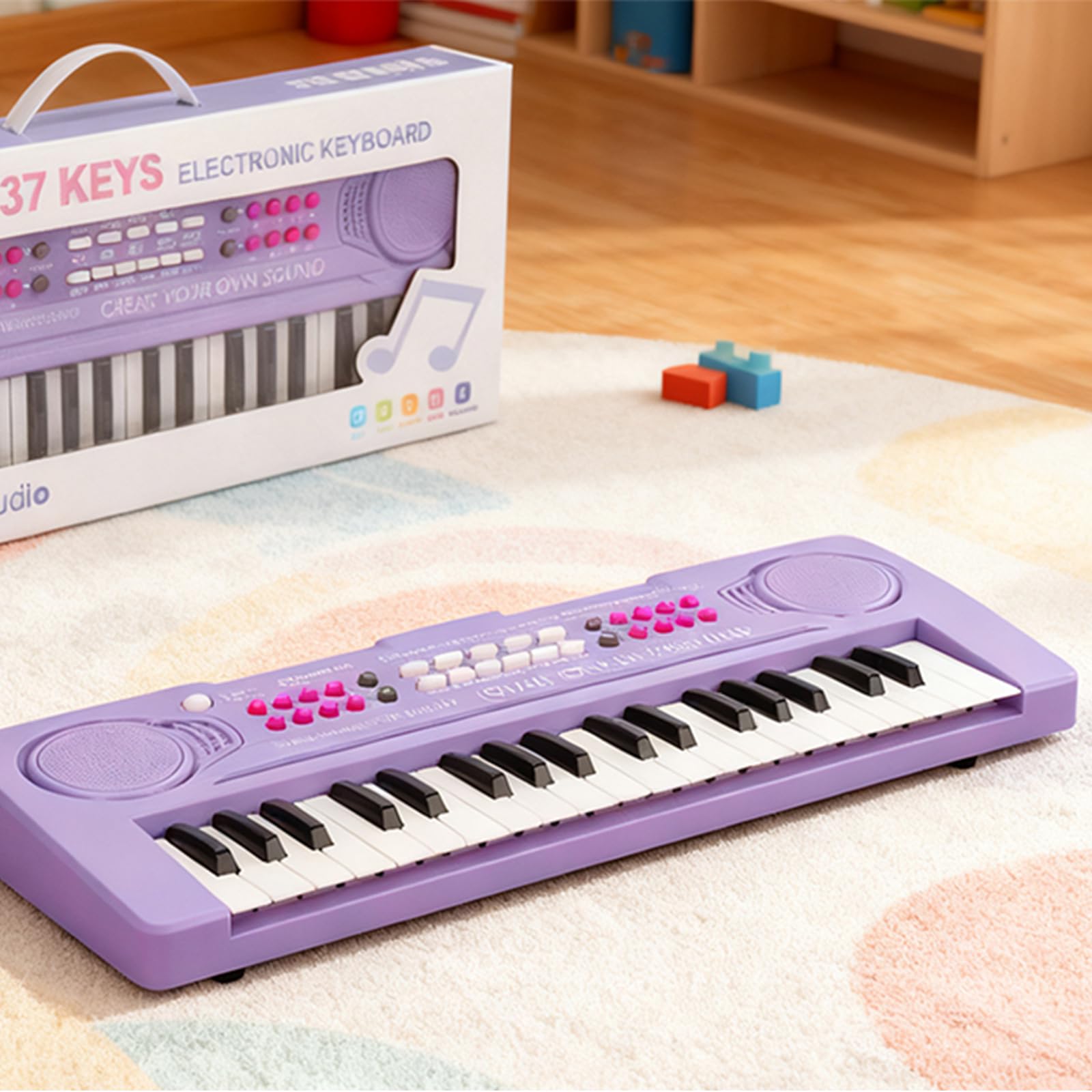 Snapklik.com : Keyboard Piano For Kids, BIGFUN 37 Keys Toddler Piano ...