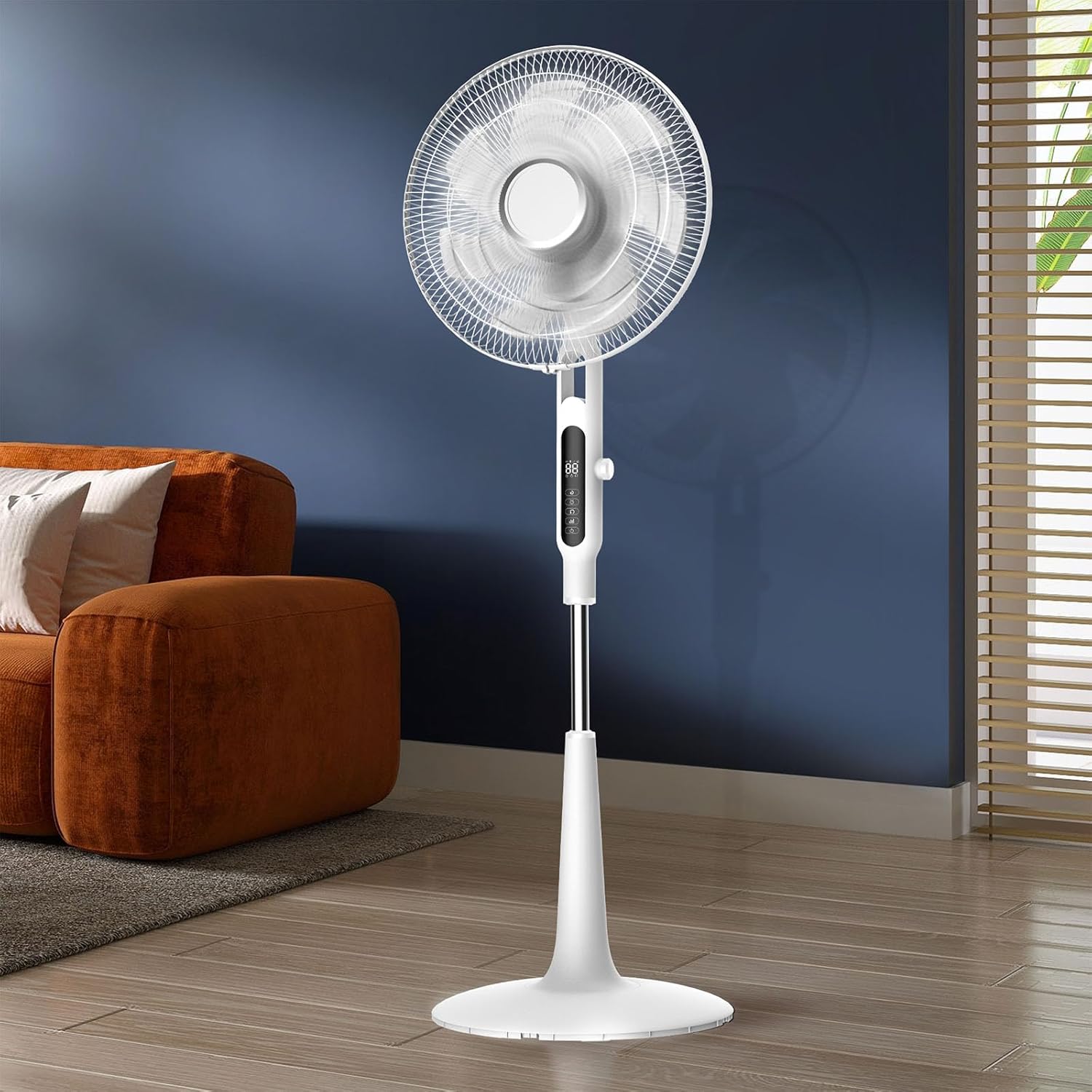 Spector Pedestal Fan,Oscillating Cyclone Fan with 28 Speeds,3 Modes ...