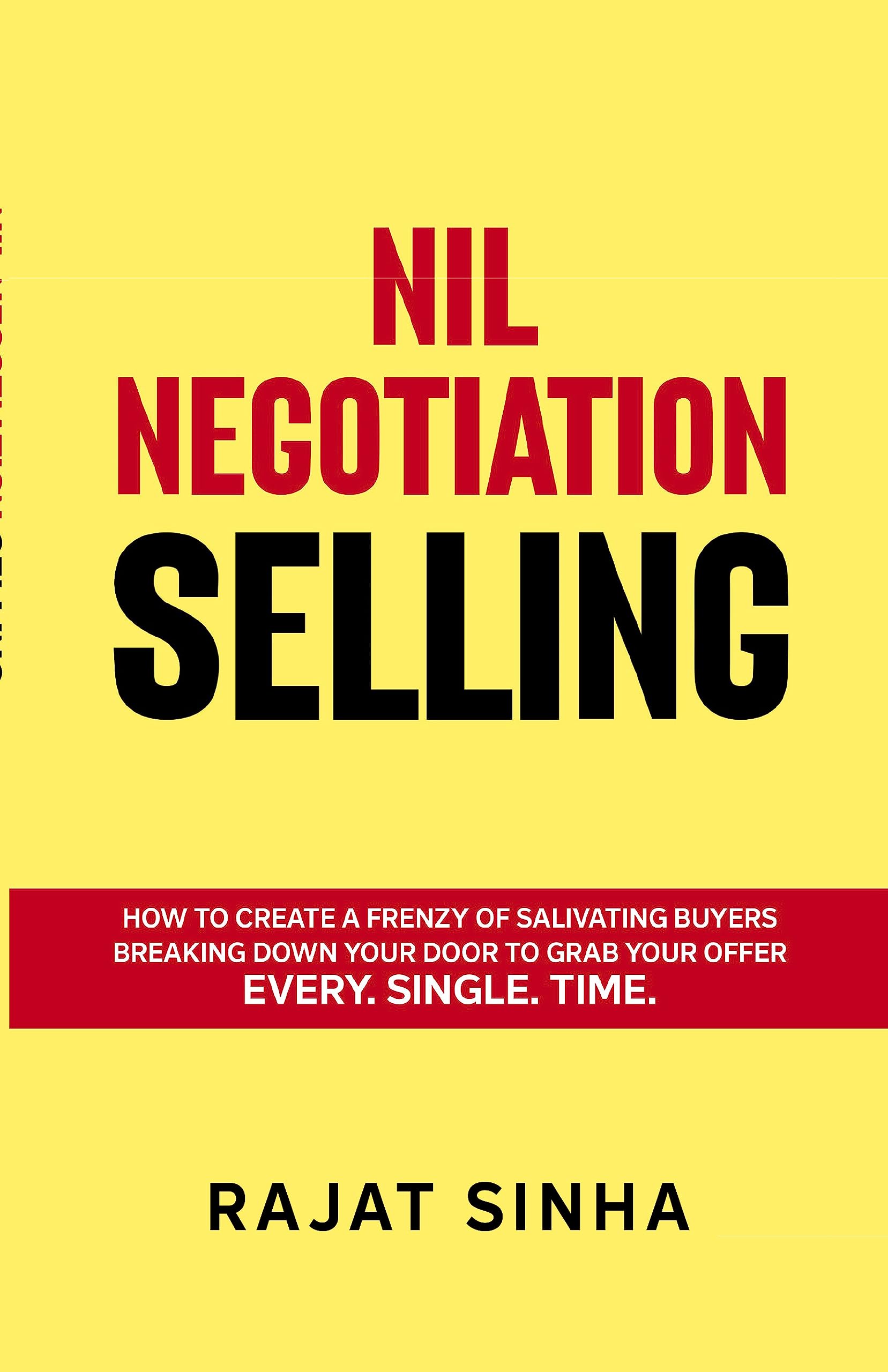 Buy NIL NEGOTIATION SELLING Book Online at Low Prices in India | NIL ...