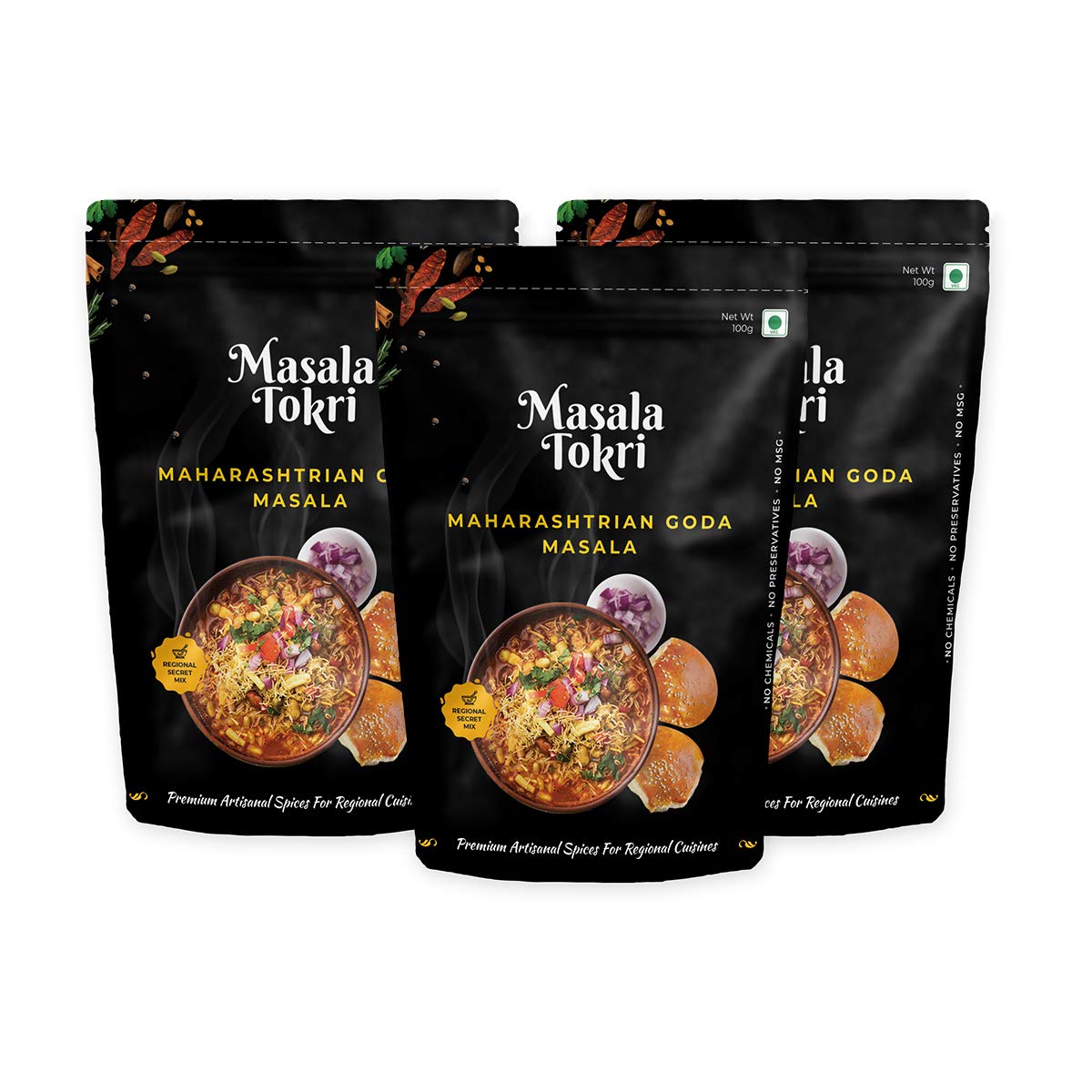 Amazon.com : Maharashtrian Goda Masala, Pack of 3, 100 g : Grocery ...