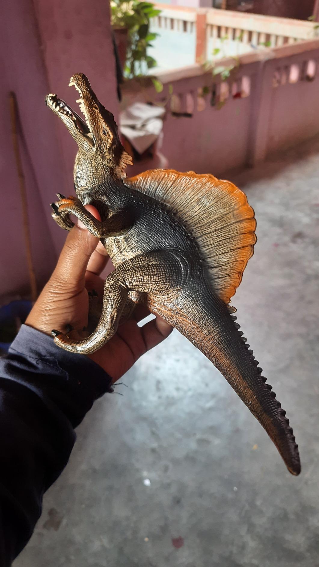 Buy SUPER TOY Reptiles Animal Spinosaurus Dinosaur Figure Playing Toy ...