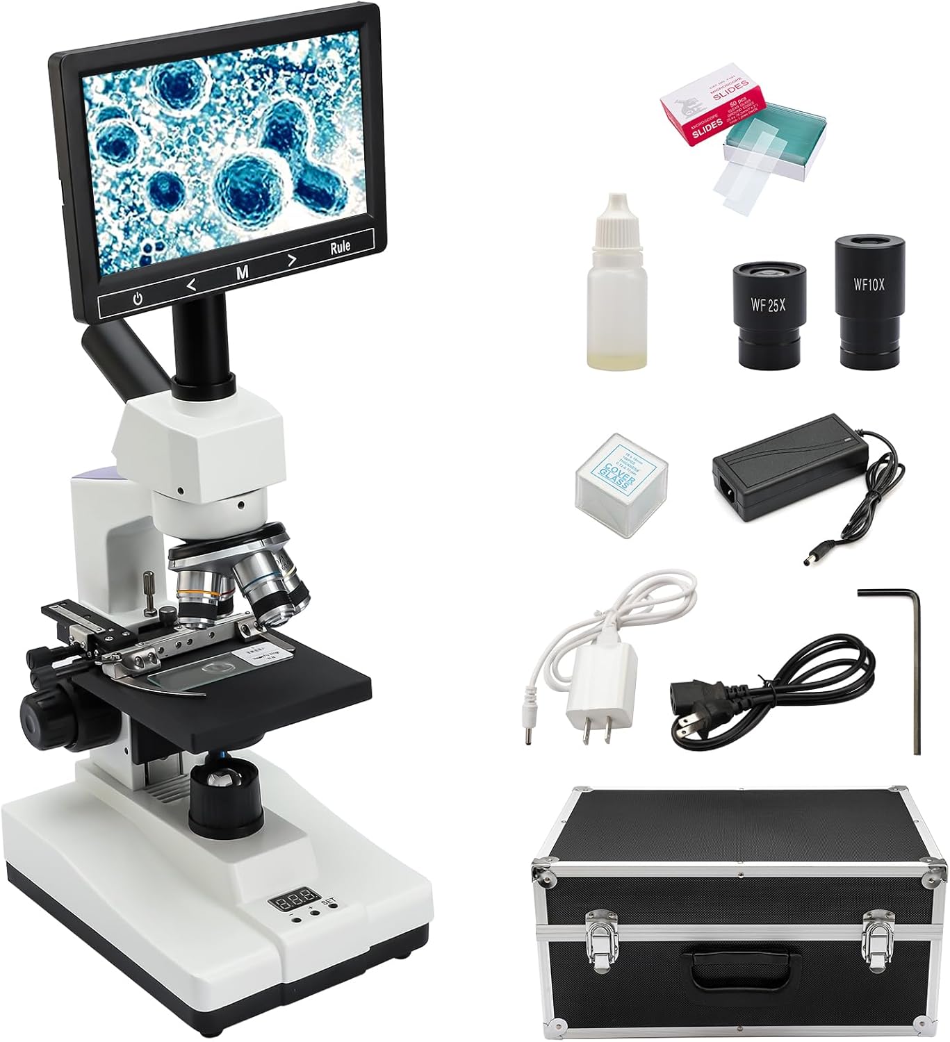 Amazon.com: Microscopes with Constant Temperature, 40X-2500X ...