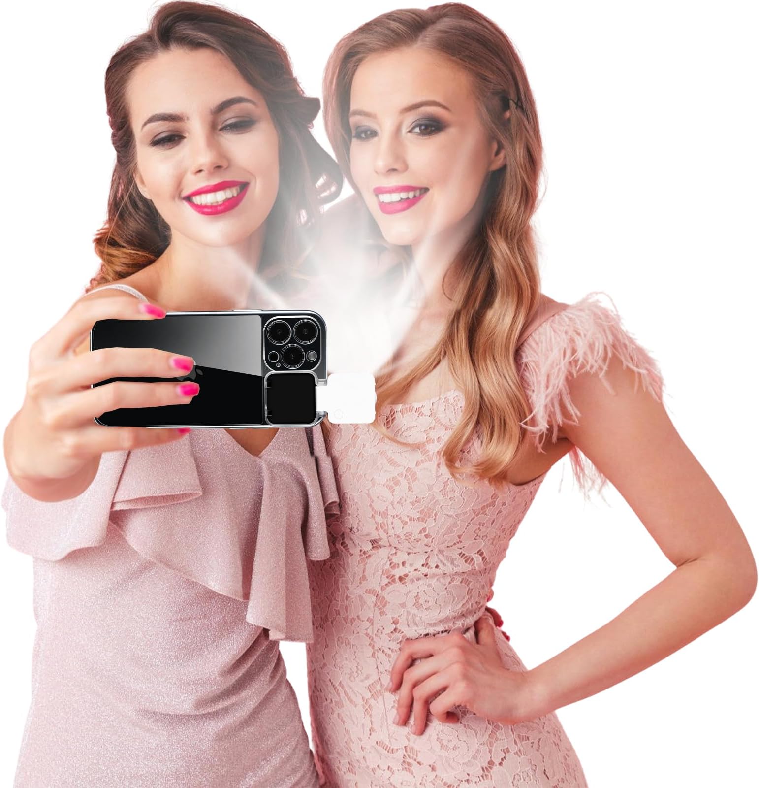 Amazon.com: ZFMF Selfie Light for iPhone 15 Pro Max Case with LED Built ...
