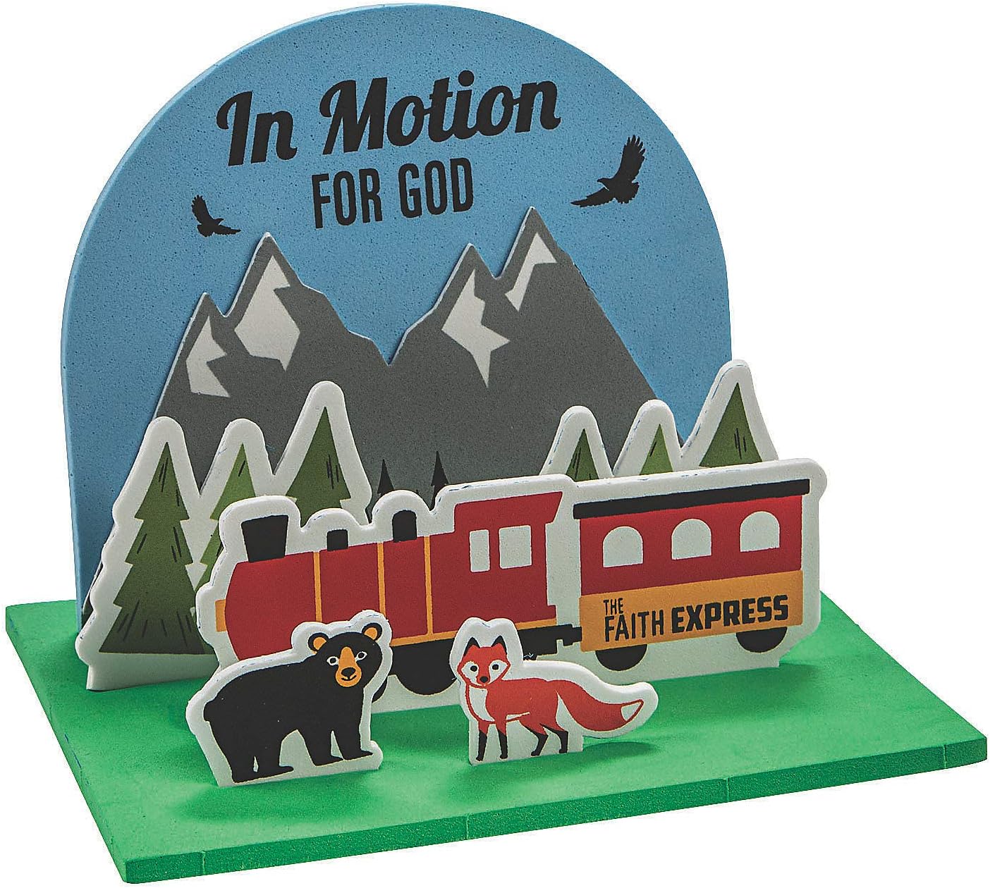 Amazon.com: Railroad Vbs 3D Train Craft Kit - Crafts for Kids and Fun ...