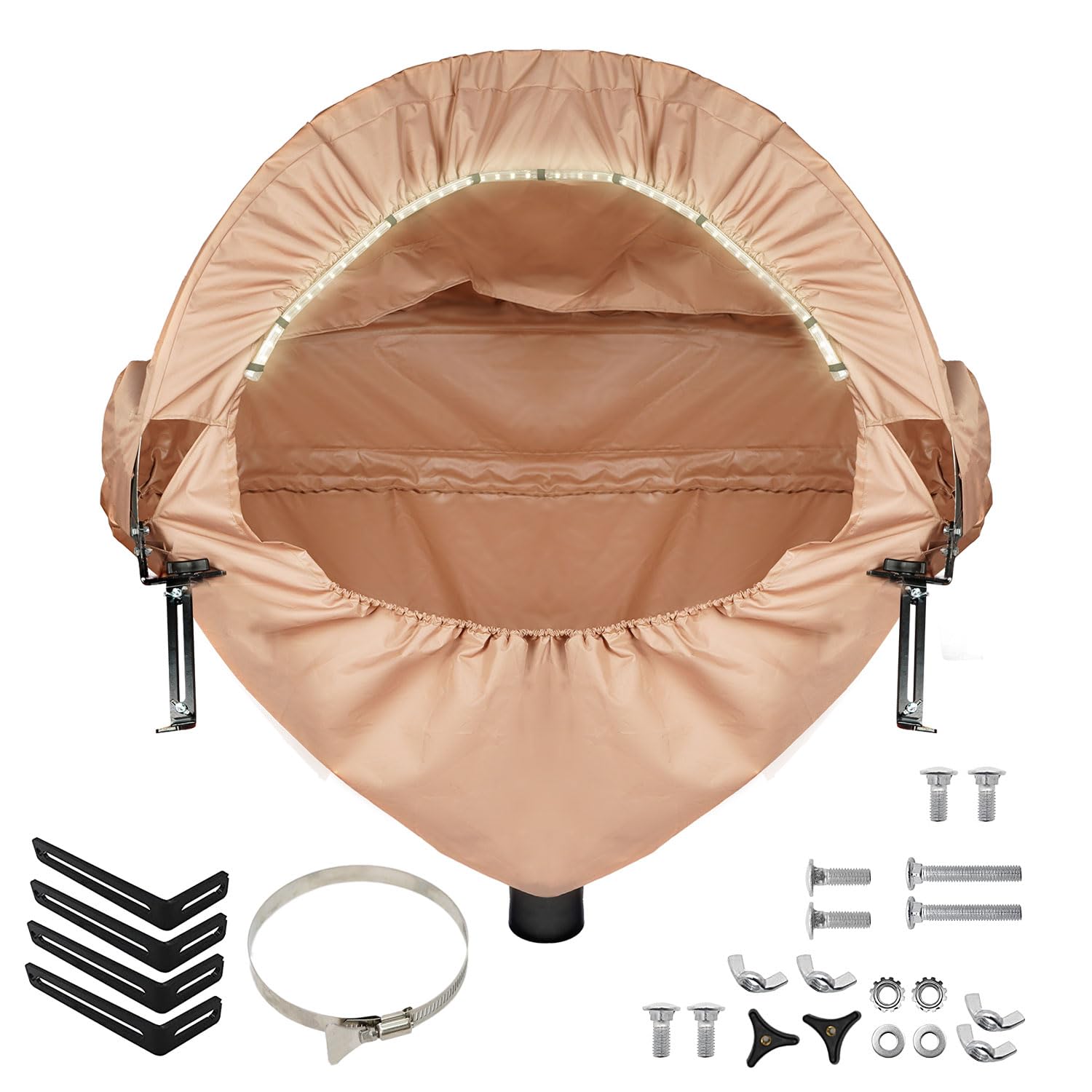 GARVIN Miter Saw Dust Collection Hood with Light, Dust Solution for ...