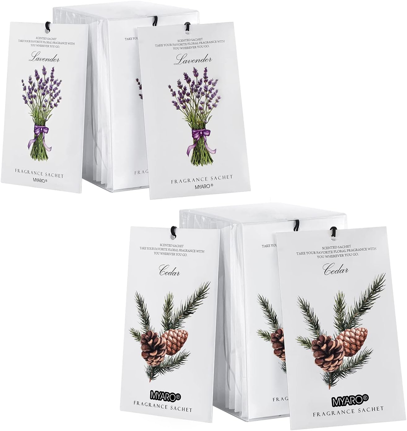 Amazon.com: MYARO Scented Sachets Air Freshener for Drawer and Closet ...