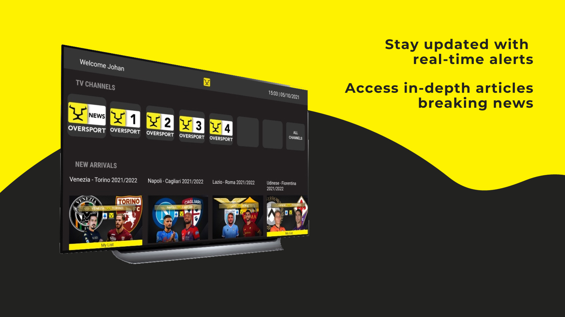 OVERSPORT TV - App on Amazon Appstore
