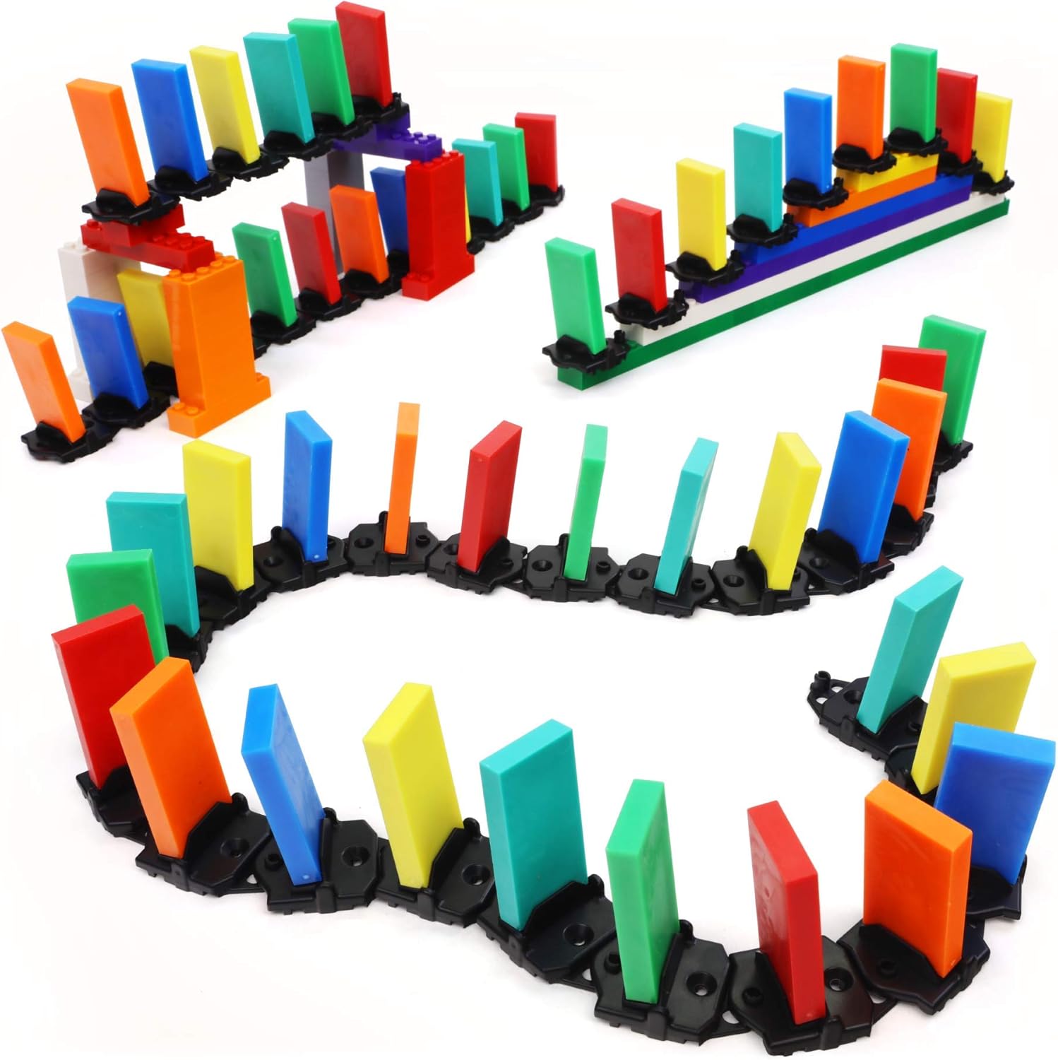 Amazon.com: Bulk Dominoes Flexible Rapid Track Pro Domino Kit ...