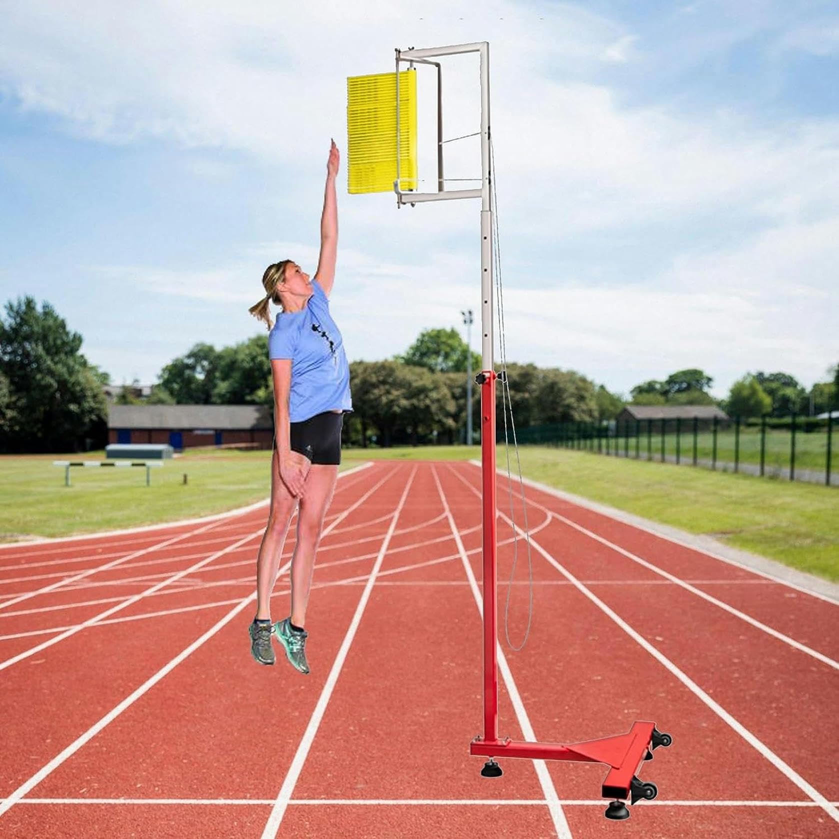 Amazon.com: YAZGAN Jump Measurement Tool 5.6-11.8ft, Floor-Standing ...