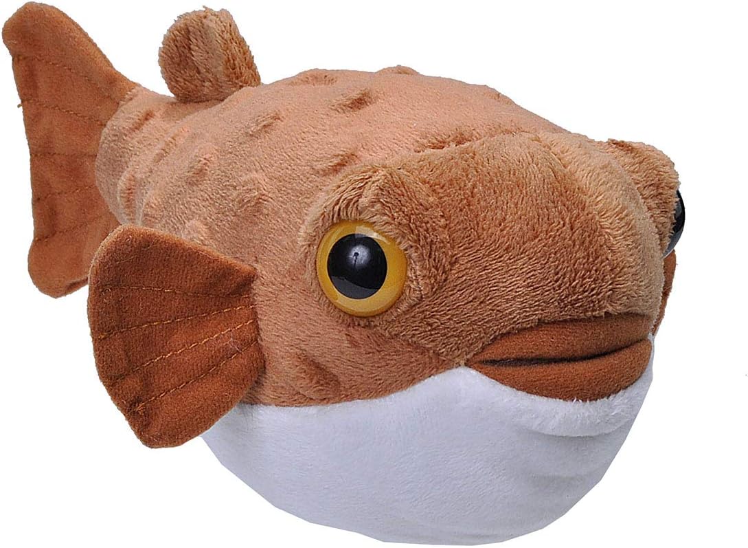 Amazon.com: Wild Republic Pufferfish, Cuddlekins Mini, Stuffed Animal ...