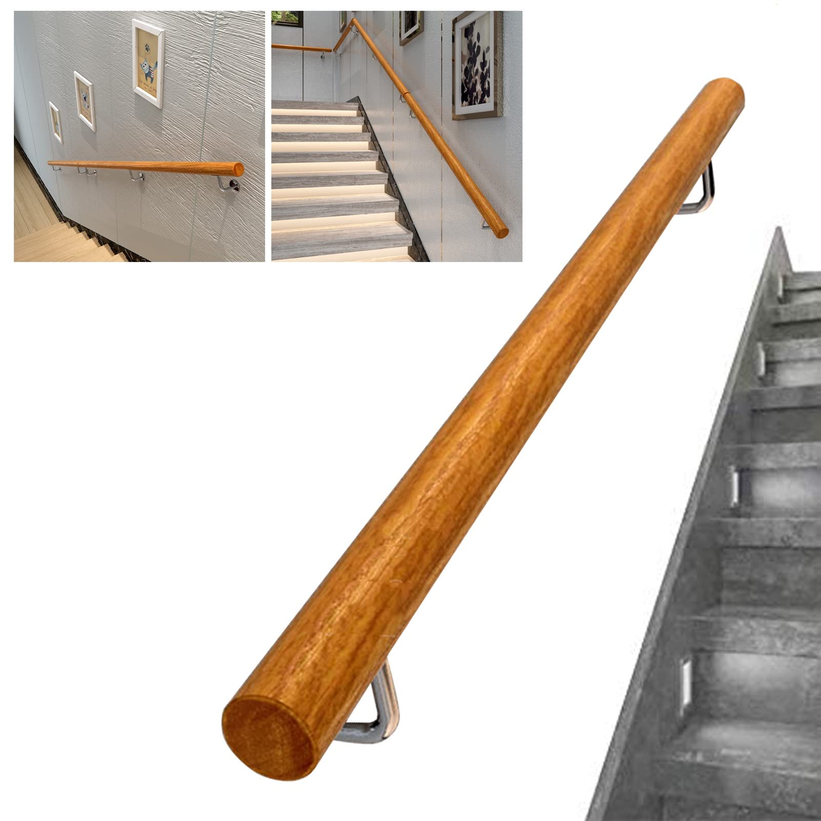 Wooden Handrails For Stairs How To Install A Stair Handrail