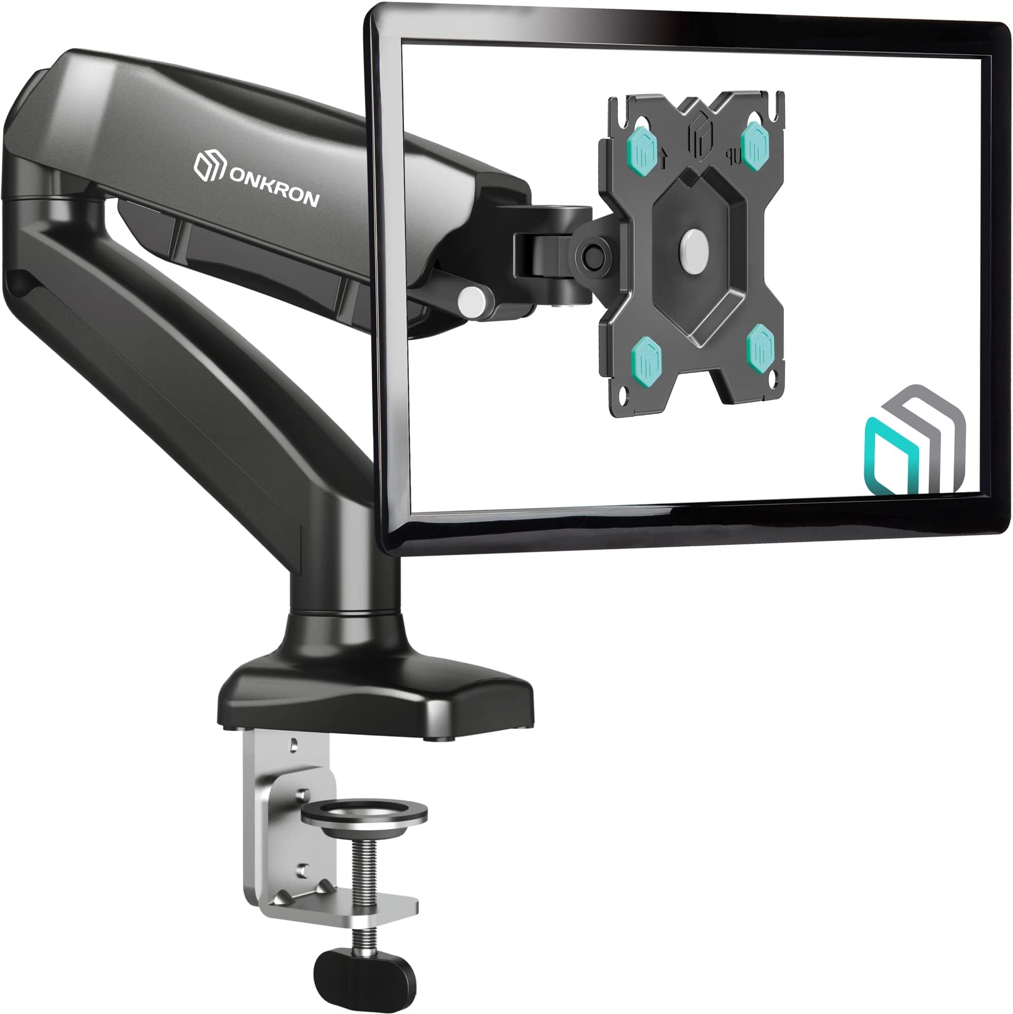 Invision Braccio Monitor Singolo Schermo Professionale 19-32” VESA 75 ...