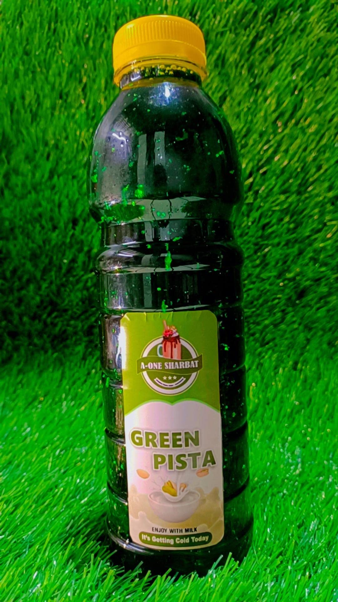 A1 COLD DRINKS | Sharbat Bottle 750ml/Soft Drink (Green Pista)(2 ...