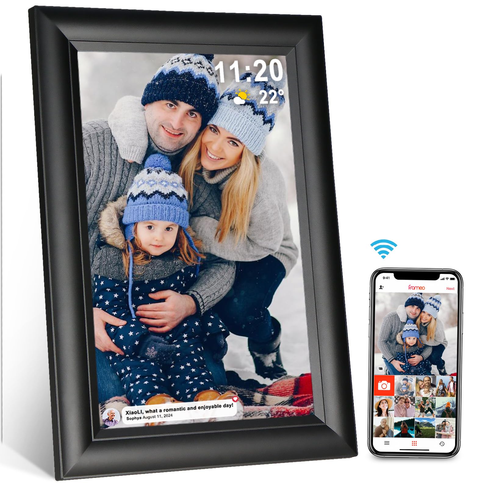 Snapklik.com : Yamemo Frameo 10.1 Inch Smart WiFi Digital Photo Frame ...